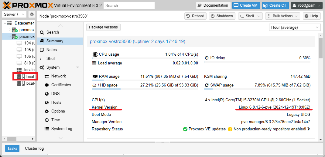 Intel系基盤のProxmoxでARMのVMを動かしてみる #Debian - Qiita