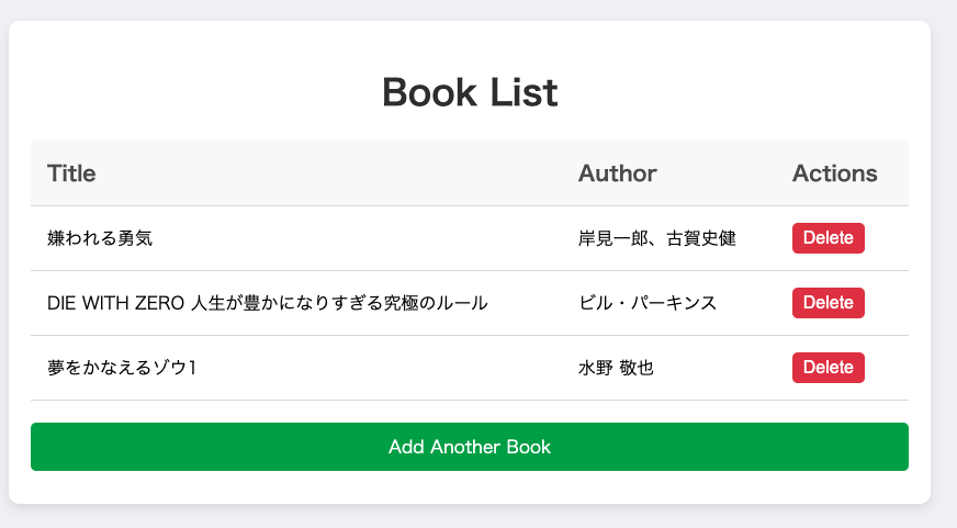 [Python] FlaskとSQLiteで作るシンプルな本管理アプリ #SQLite3 - Qiita