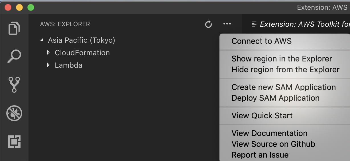 AWS Toolkit for Visual Studio Code試す #AWS - Qiita