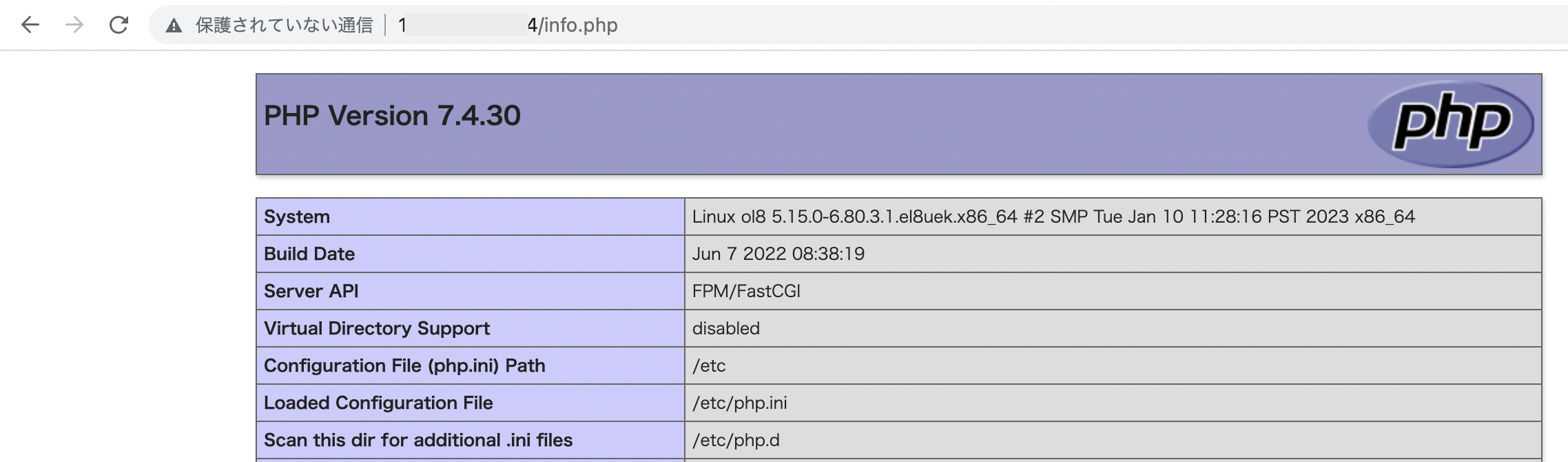 [OCI]Oracle Linux 8にOracle Instant Client 21c+SQL*Plus+Apache 2.4+PHP 7.4+php-oci8-21cをセットアップした ...