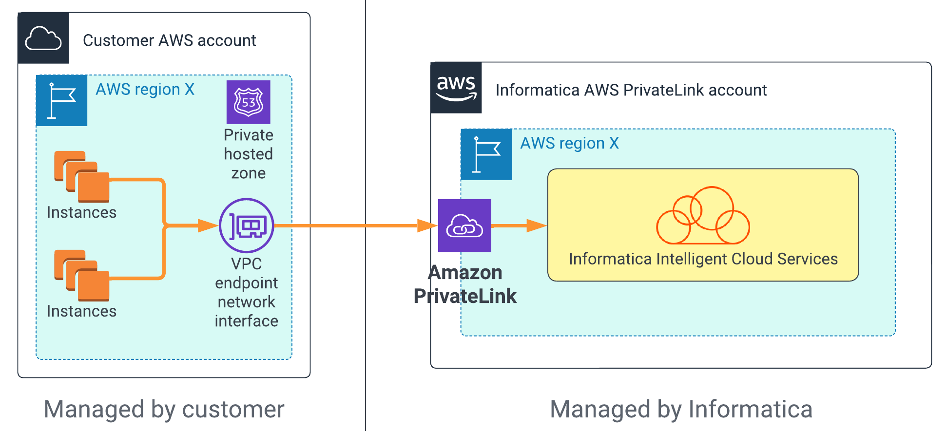 IDMC (Intelligent Data Management Cloud)でのPODへのプライベート接続の対応状況 ...