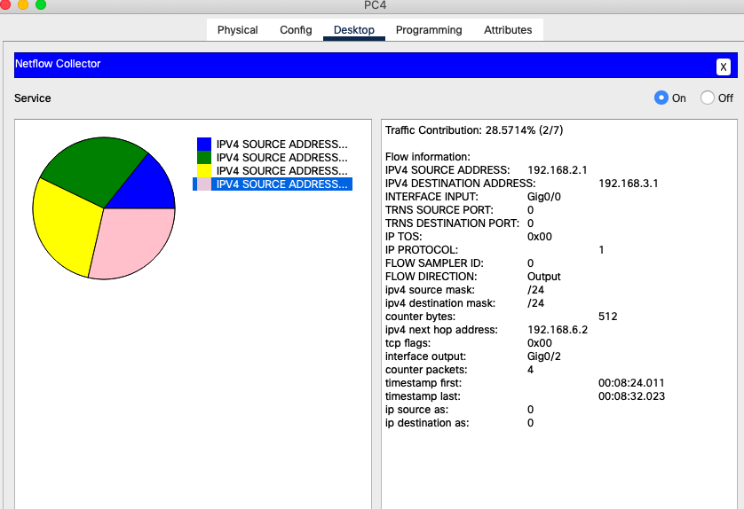Packet TracerでNetFlowを設定してみる #Network - Qiita