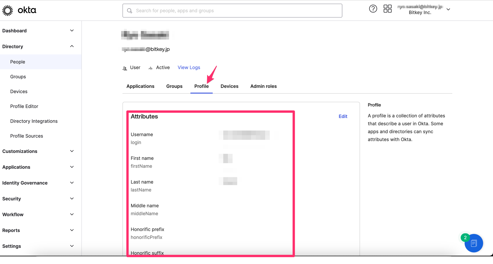 Okta User Profile Attribute Based Something #SAML - Qiita