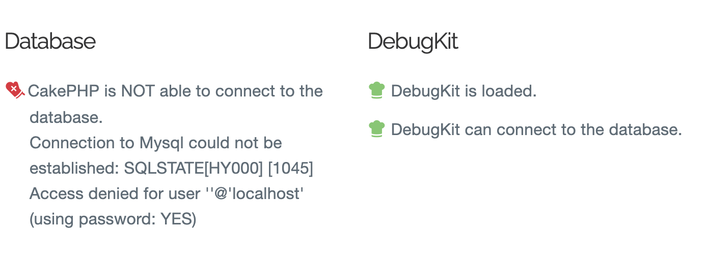 cakePHP データベース接続設定 #MySQL - Qiita