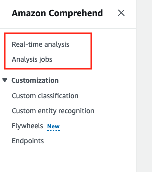 AWS Comprehend のリアル分析(Real-time analysis)と分析ジョブ(Analysis jobs)を試してみた ...
