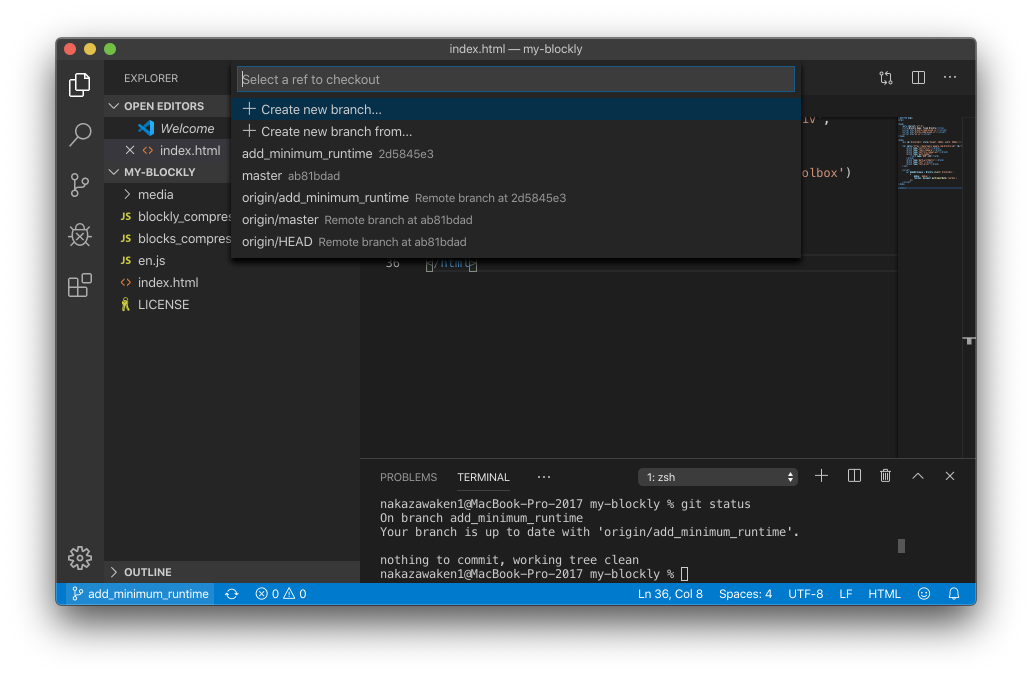 Blocklyでオリジナルのビジュアル開発環境を作る手順 #GitHub - Qiita