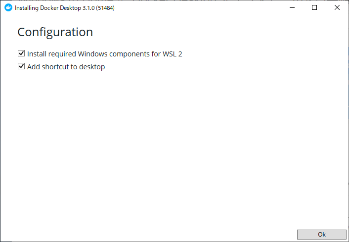 Windows10 Home に Docker Desktop をインストールしてmysqlサーバを起動してsqlで動作確認するまでの手順