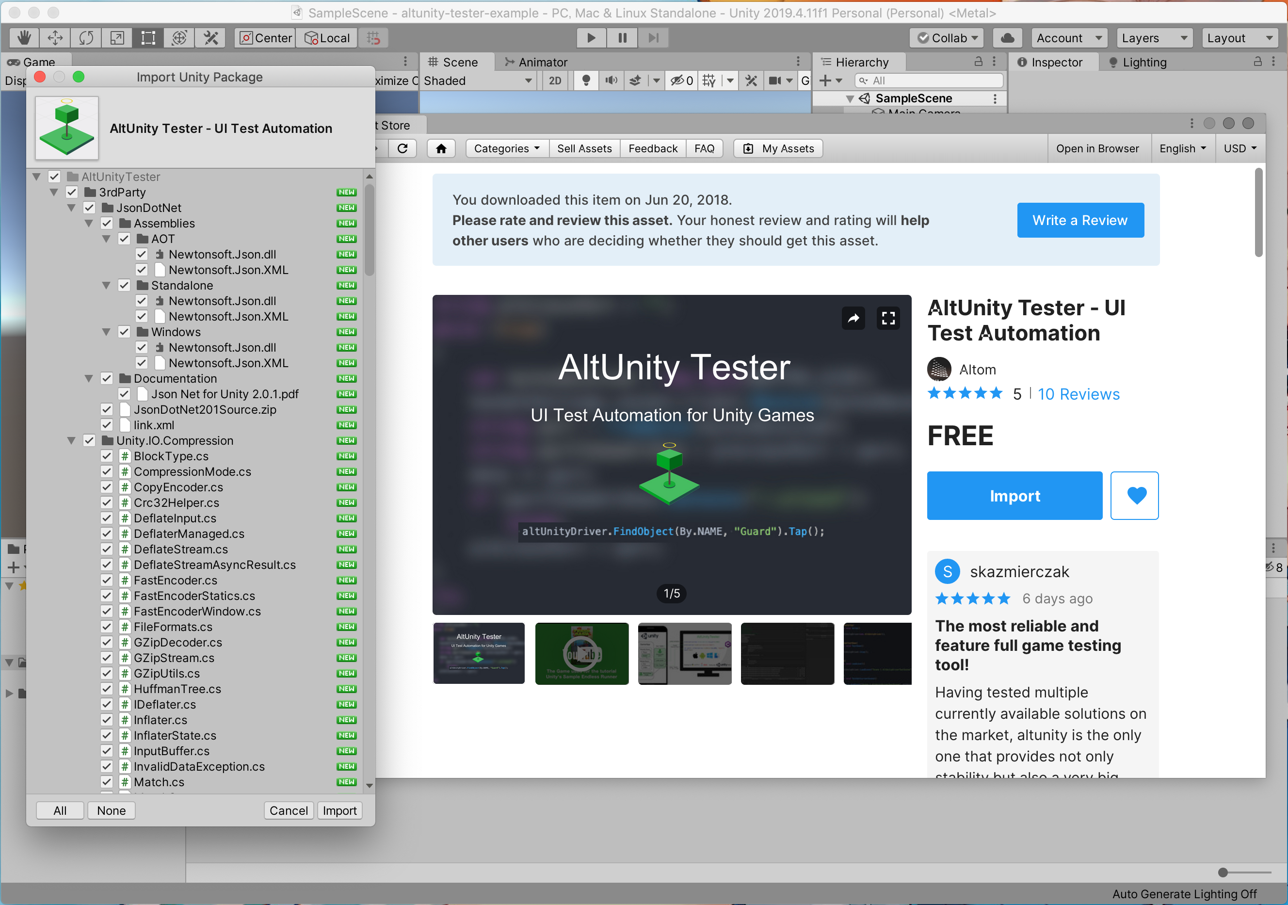 Altunity Tester 入門 Qiita