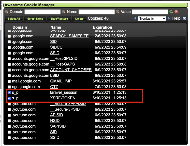 Laravelでsessionとcookieの動向を追う~備忘録~ #PHP - Qiita