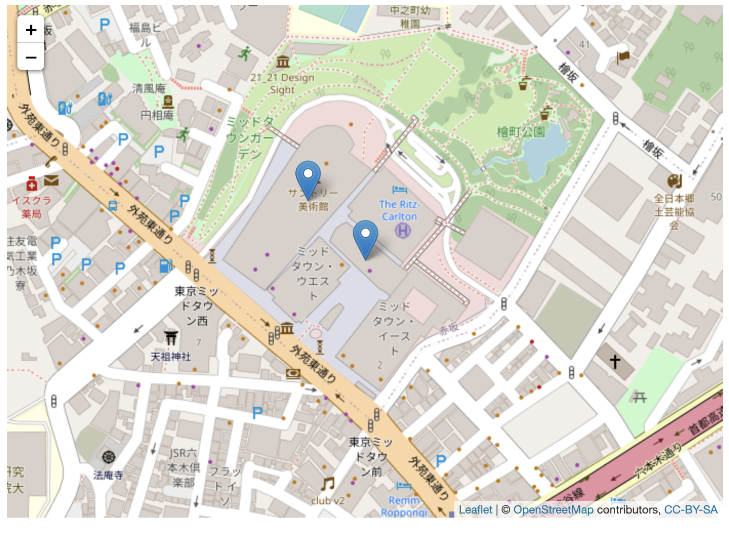 Leaflet + OpenStreetMap で地図情報を扱うサンプルコード #JavaScript - Qiita