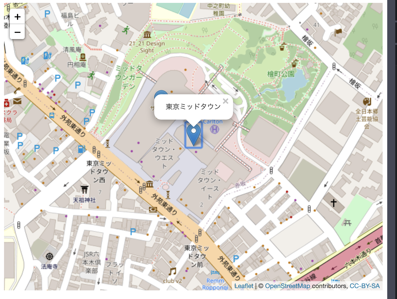 Leaflet + OpenStreetMap で地図情報を扱うサンプルコード #JavaScript - Qiita