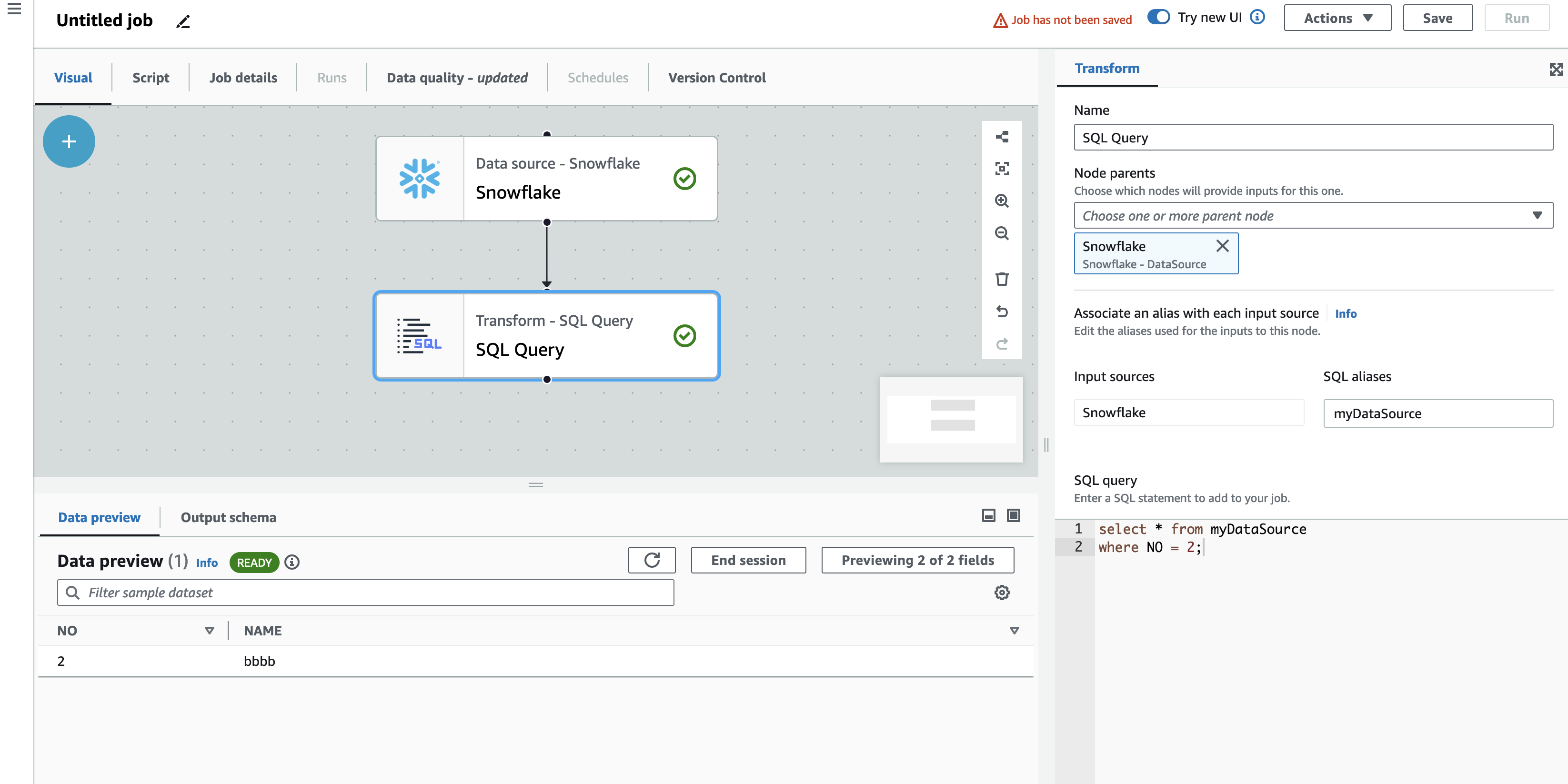 Snowflake→AWS Glue→SnowflakeのETL #glue - Qiita