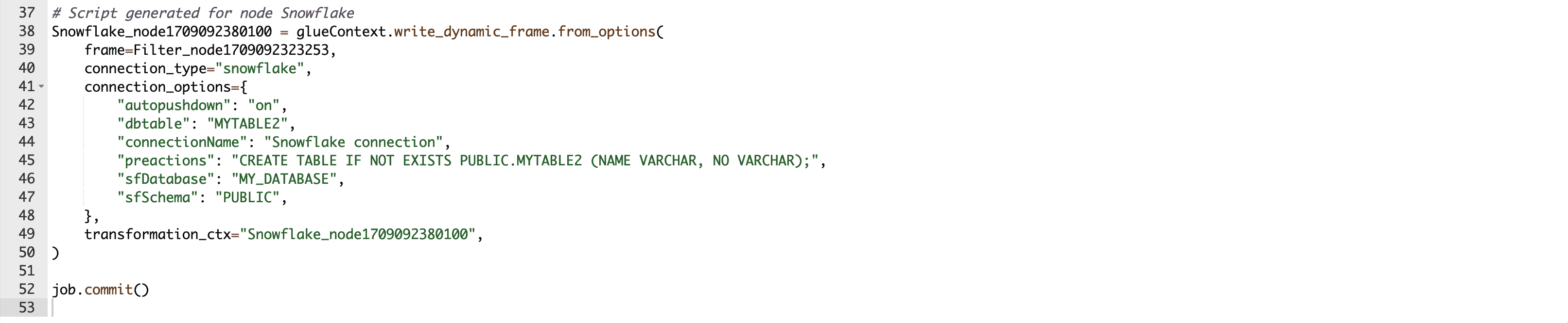 Snowflake→AWS Glue→SnowflakeのETL #glue - Qiita