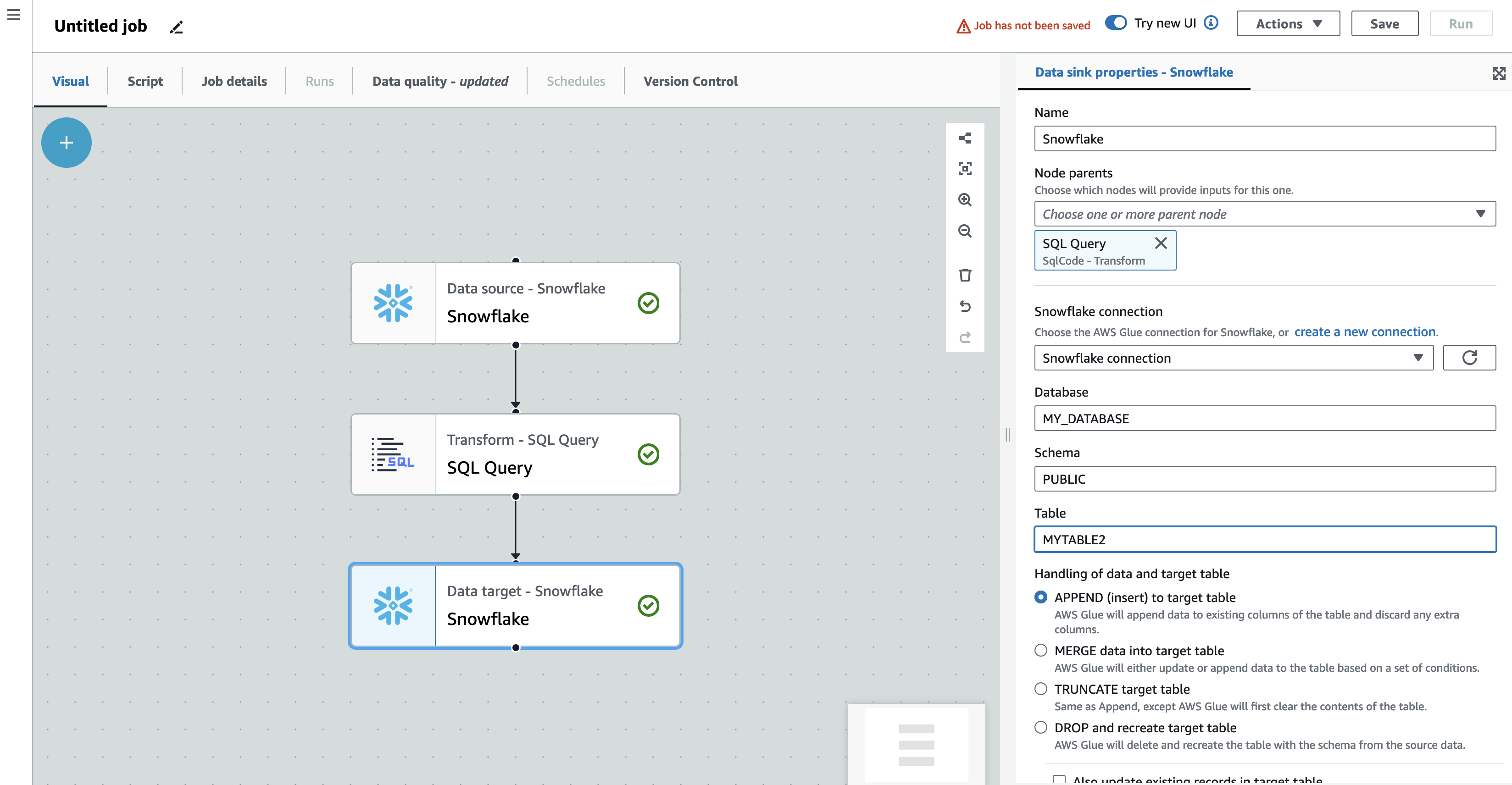 Snowflake→AWS Glue→SnowflakeのETL #glue - Qiita