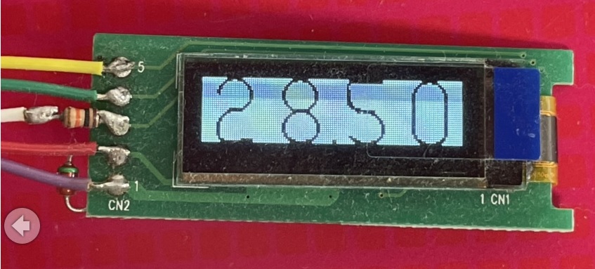 「デカ文字温度計」arduino Unoとssd1306 128x32とmcp9701 Arduinouno Qiita