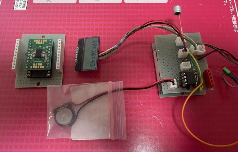 Stm32l010のmbedでの時計ds1307で時刻表示 Aqm0802a I2c Mbed Qiita