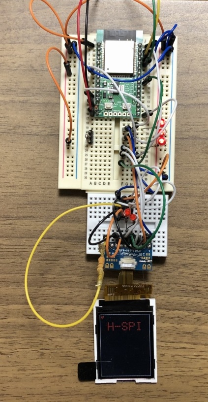 Esp32、ili9163vを使い表示する。adafruit改造仮想vramsram40k以上atm0177b3a Arduino Qiita 