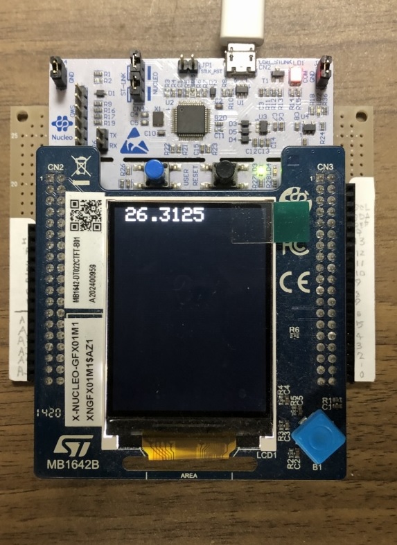 温度計を作るstm32g071ili9341s 5851a Arduino Qiita 