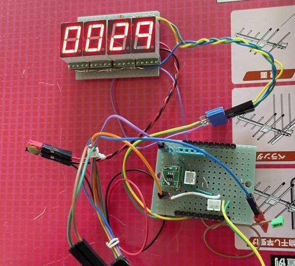 Stm32l010とs 5851aで温度を秋月シリアル7セグに出力 Gpiostm32 電子工作 Qiita