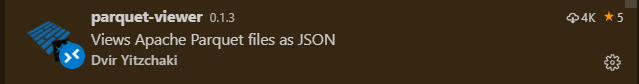 vscodeでparquet-viewerを使うまで(memo) #VSCode - Qiita
