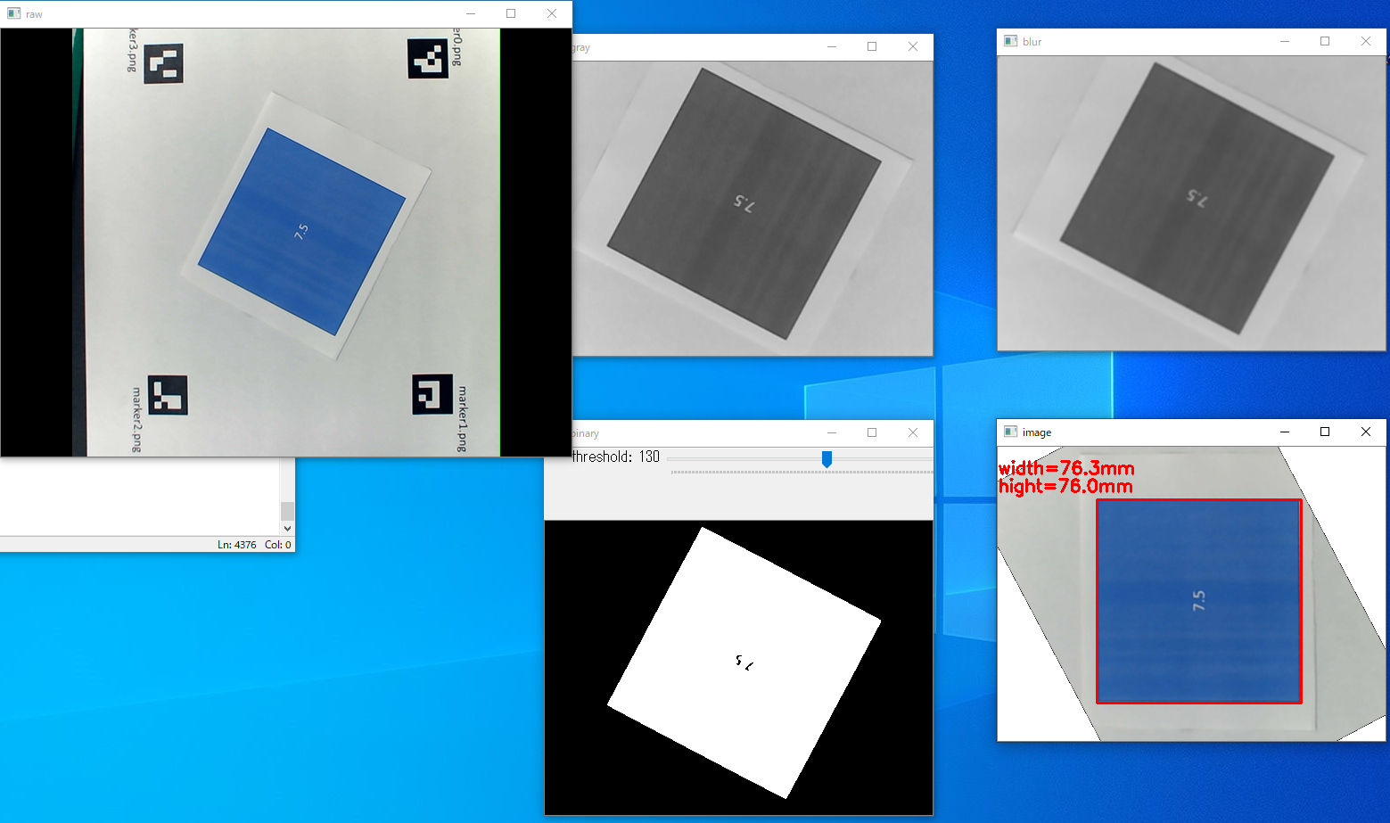 OpenCVによる寸法測定 #Python - Qiita