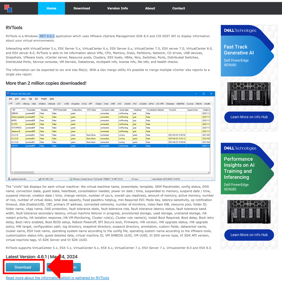VMware vSphere 仮想環境アセスメントツール RVTools を初めて利用してみる #vmware - Qiita
