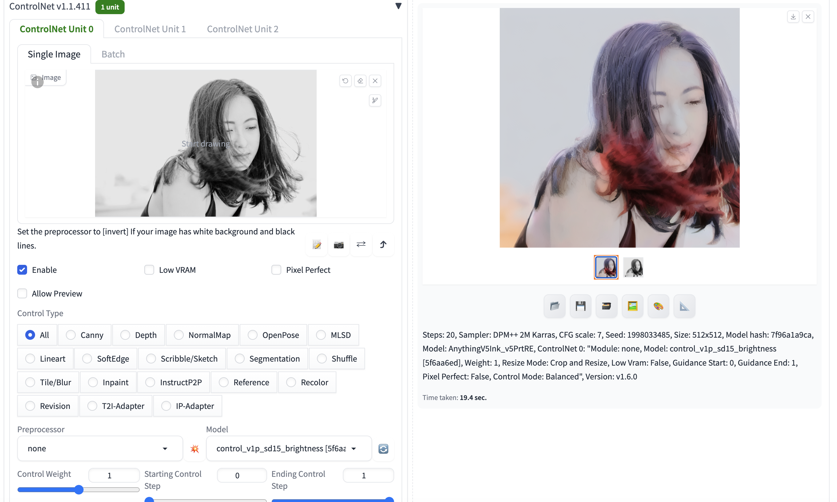 Stable DiffusionのControlNetで色をつける #StableDiffusion - Qiita