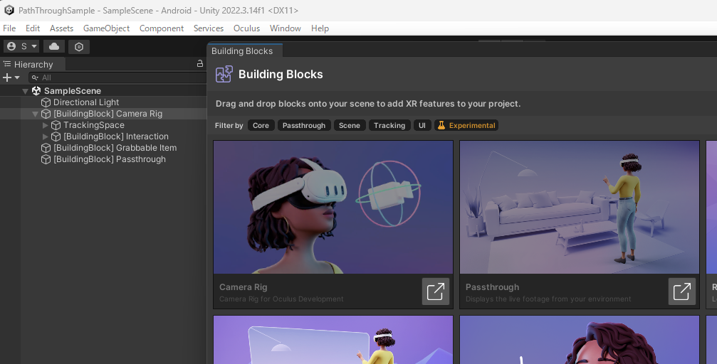 Quest 3を使って、物を掴んだり、パススルーするプロジェクトを作る #Unity - Qiita