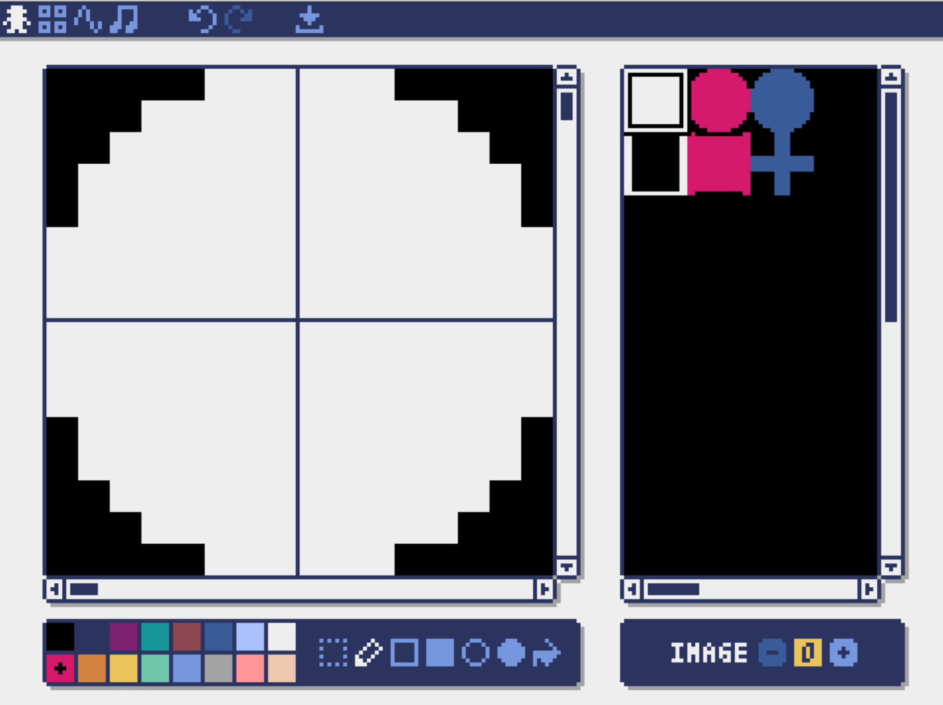【Python】Pyxelでゲームを作る - エディターを使う - #初心者 - Qiita