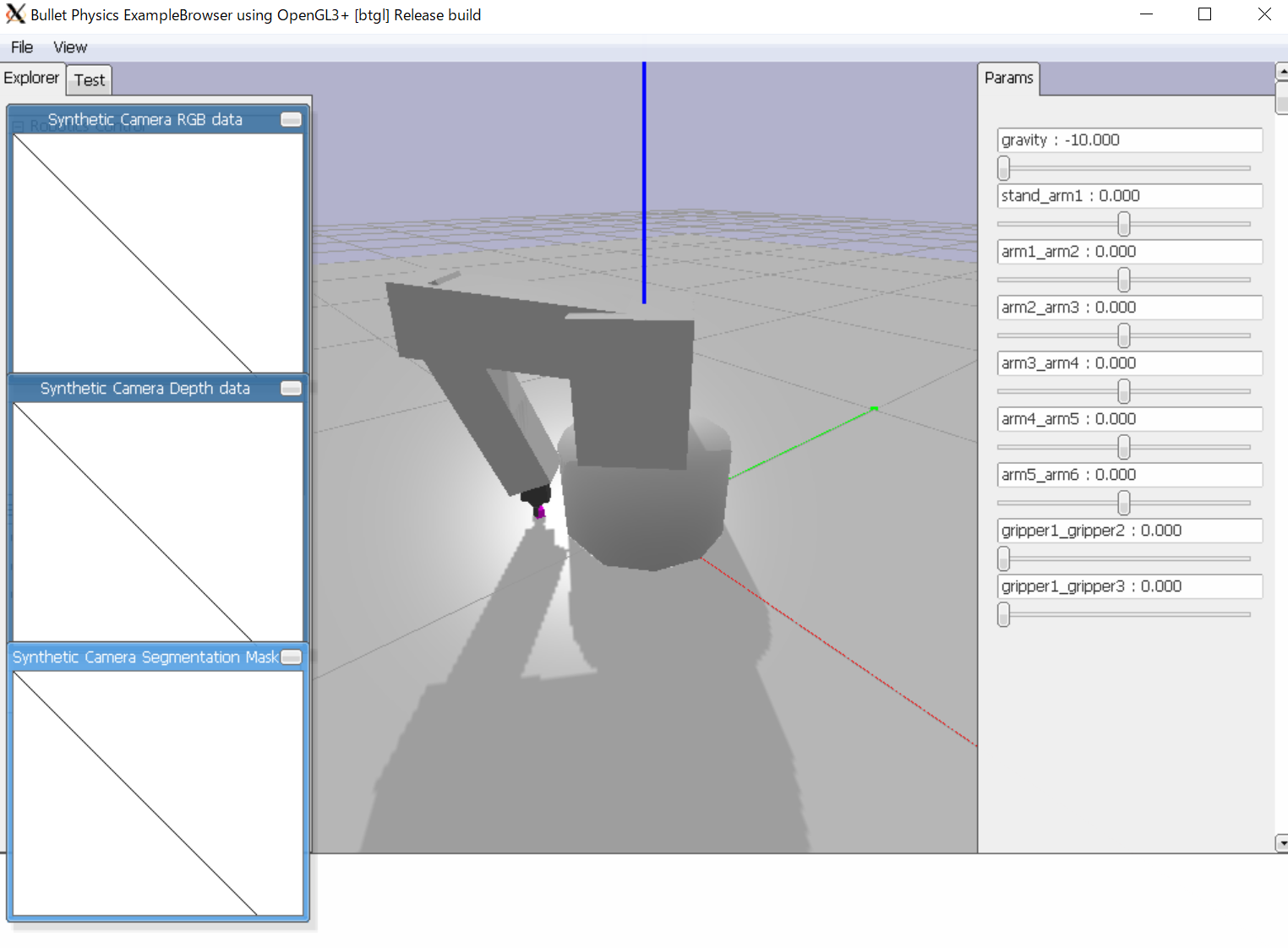 Pybulletでロボットアームシミュレーション [逆運動学を解いて6自由度アームで物体を掴む] Python Qiita