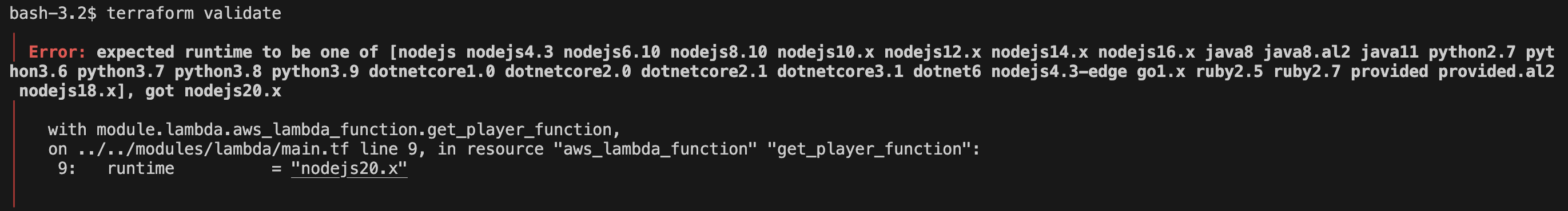 TerraformでAWS LambdaをNode.js 20へアップグレードする方法 #lambda - Qiita
