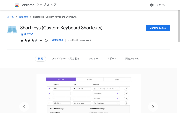 Chrome の Shortkeys 拡張機能で快適キーボード生活 #Redmine - Qiita
