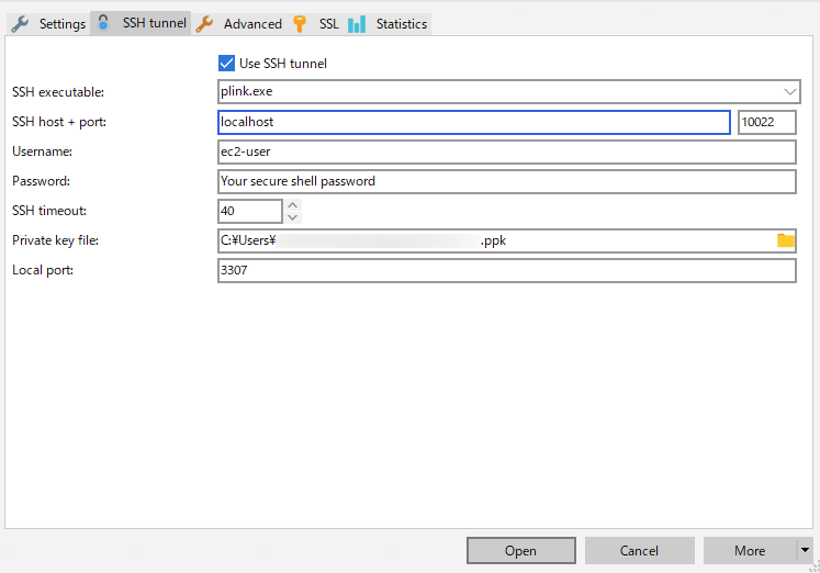 Amazon RDSにEC2経由でSSH接続する（HeidiSQL） #AWS - Qiita