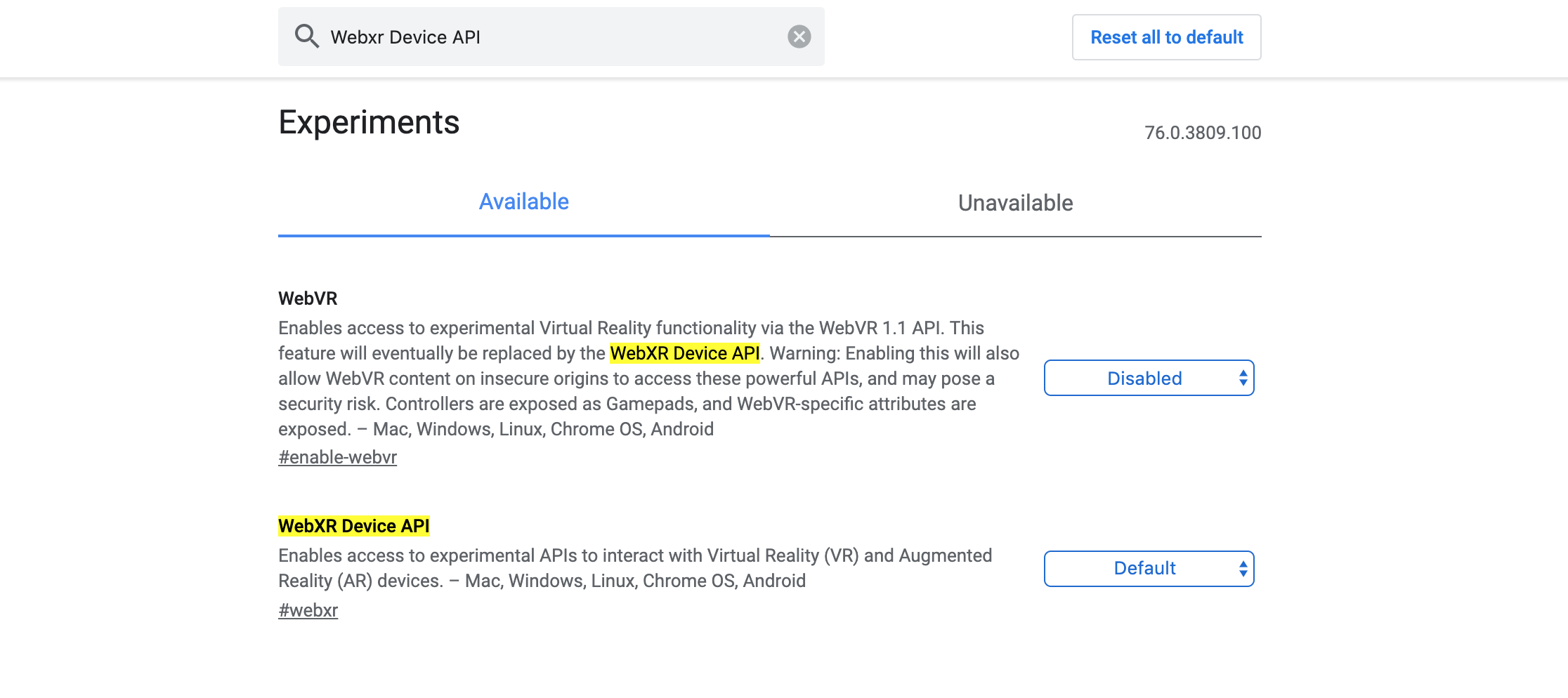 WebXR Device API をChromeで使えるようにする #Oculus - Qiita