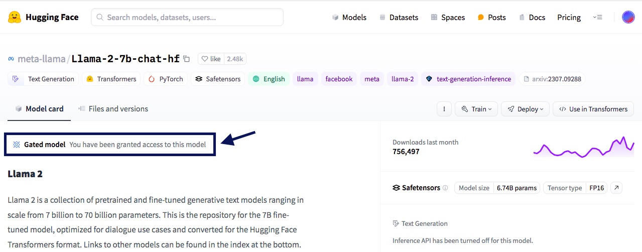 Meta の Llama 2 を Colab から実行する手順（Hugging Face） #LLM - Qiita