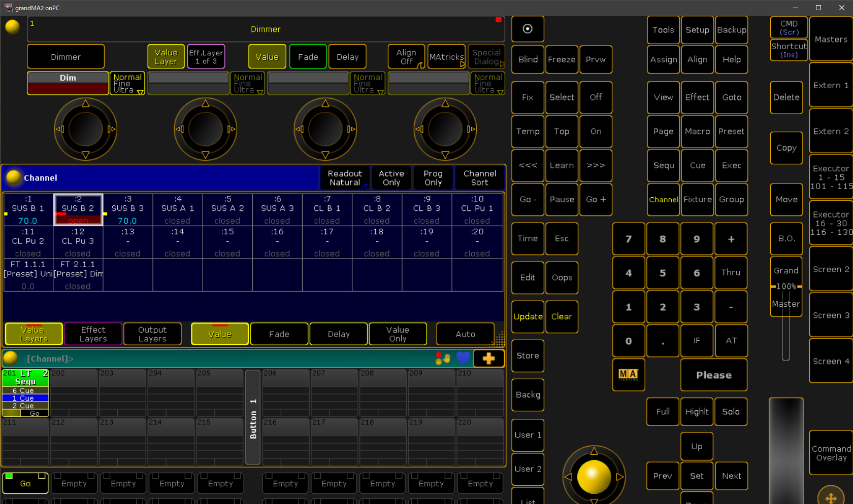 grandMA2を使ってみる① - 準備~基礎とか #grandMA2 - Qiita