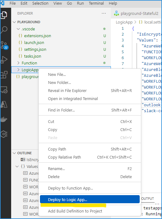 VS Code で Logic Apps Standard ワークフローを作成する #VSCode - Qiita