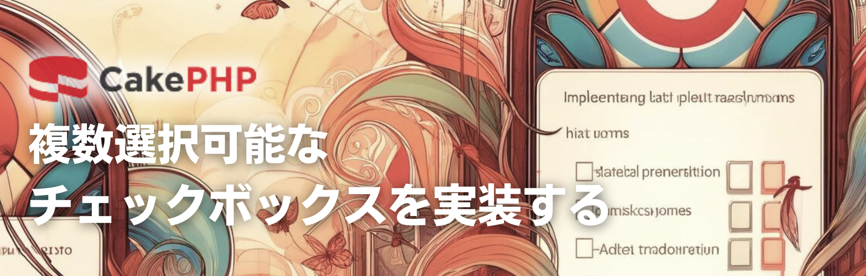 CakePHP3で複数選択チェックボックスを実装する #cakephp3 - Qiita