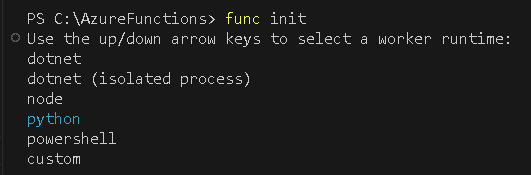 【Azure Functions】超入門クイックスタート #Python - Qiita