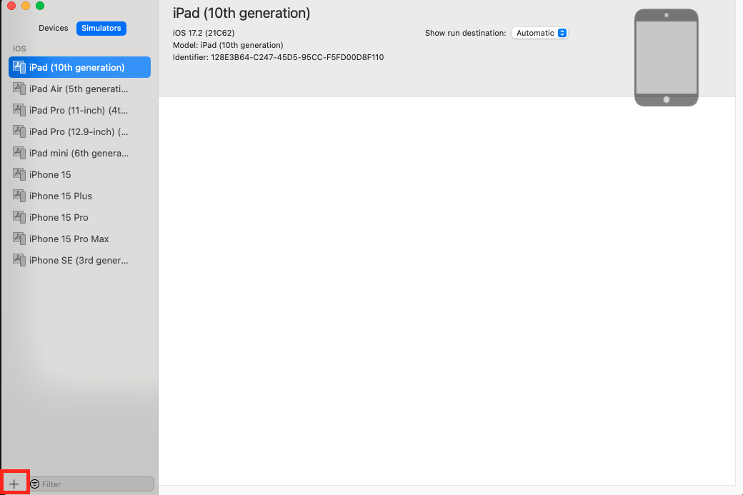Xcodeを使用してiOS simulatorを追加する方法 #Simulator - Qiita