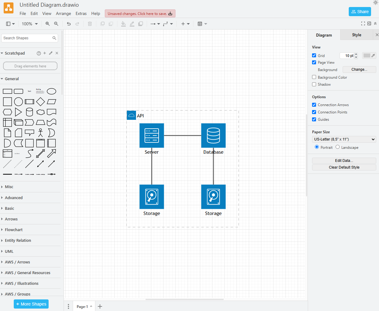 Draw.ioはpngから図形をインポートできるらしいので実験する #Python - Qiita