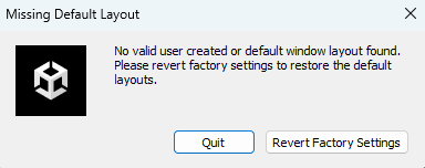 unityの"Missing Default Layout"バグの解決法 #Unity - Qiita