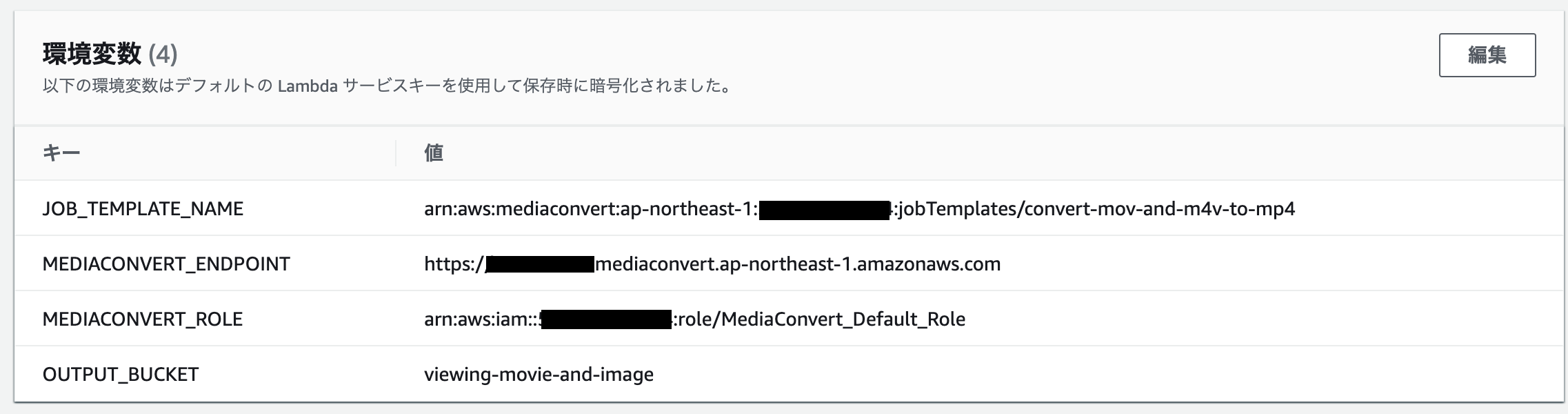 AWS Elemental MediaConvertを利用して、動画の拡張子をmp4に自動変換する構築 #lambda - Qiita